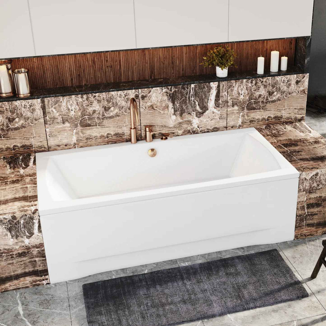 Wanny łazienkowe do zabudowy akrylowe – POLIMAT