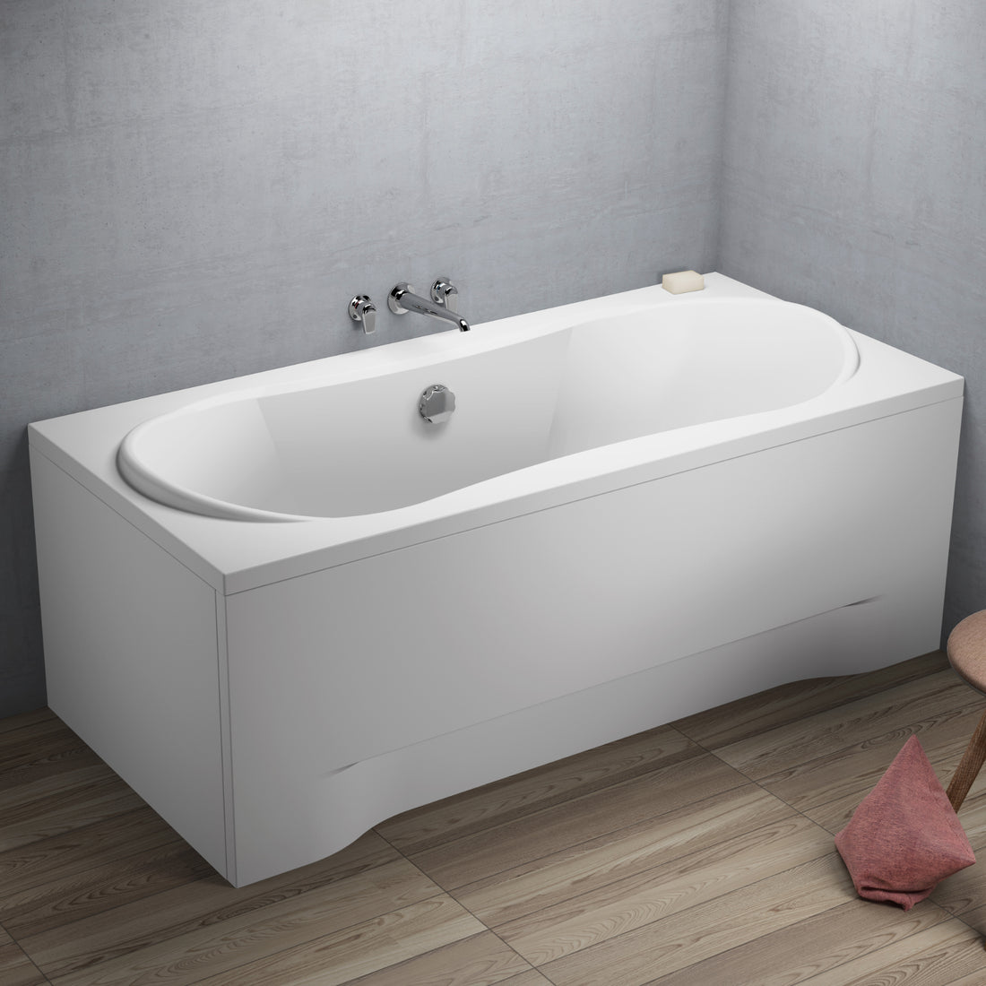 Wanny łazienkowe do zabudowy akrylowe – POLIMAT