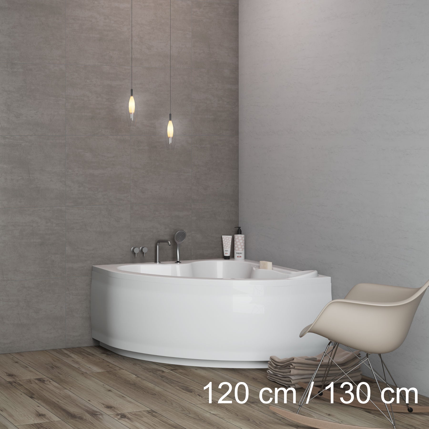 Wanna akrylowa narożna symetryczna — Standard 120 x 120 🛁 – PPHU ...
